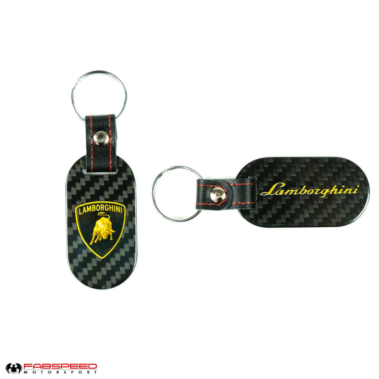 Fabspeed Lamborghini Shield & Script Carbon Fiber Keyring – Superior ...